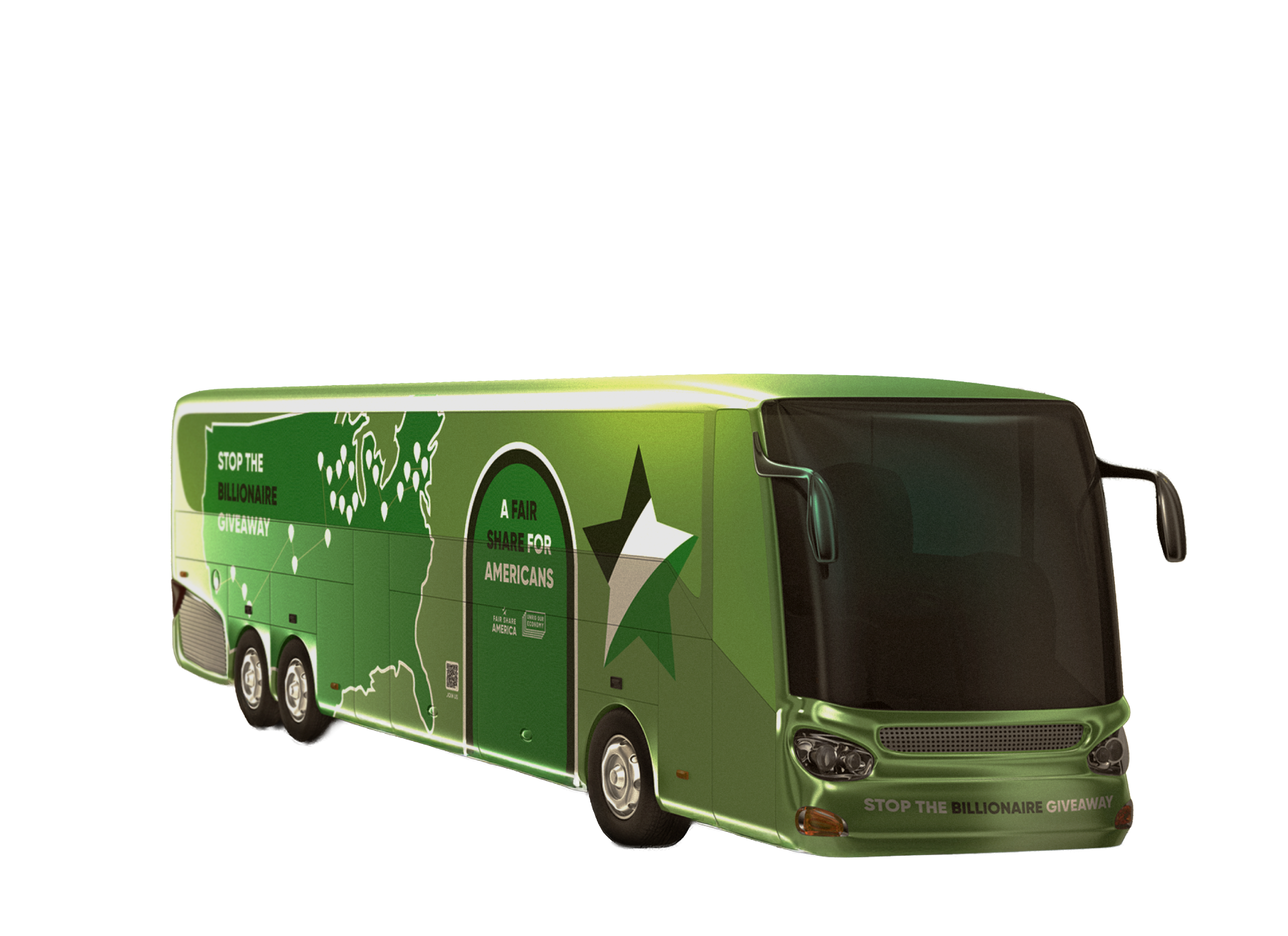 Stop the Billionaire Giveaway Bus Tour